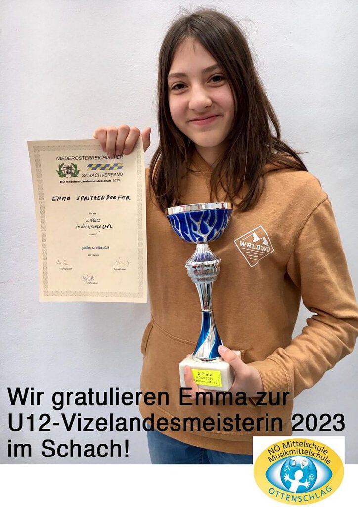 Emma ist Vize-Landesmeisterin!!! – NÖ Mittelschule und ...
